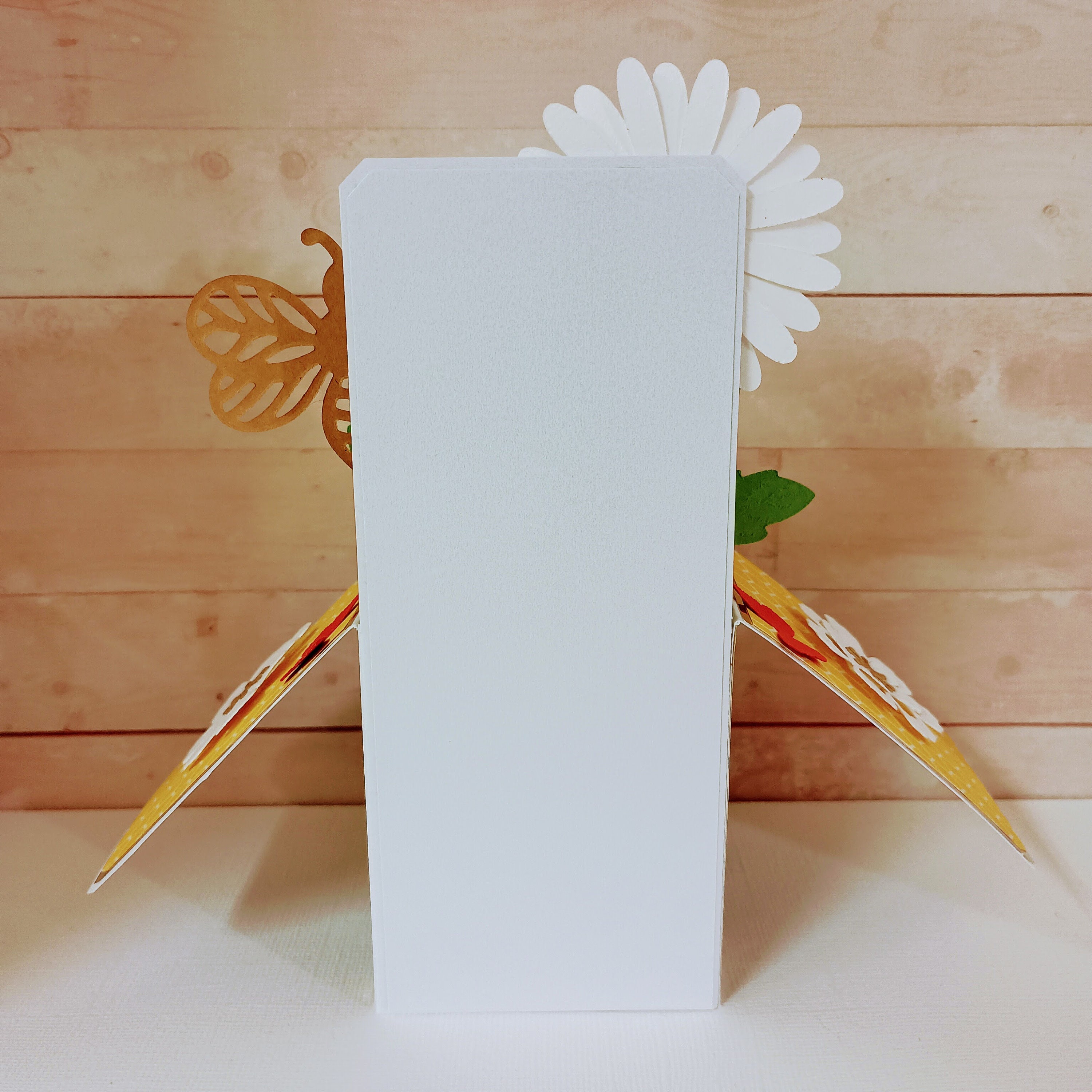 Happy Birthday Card, Bee Box Card, Handmade 3D Box Pop up Greeting Card ...