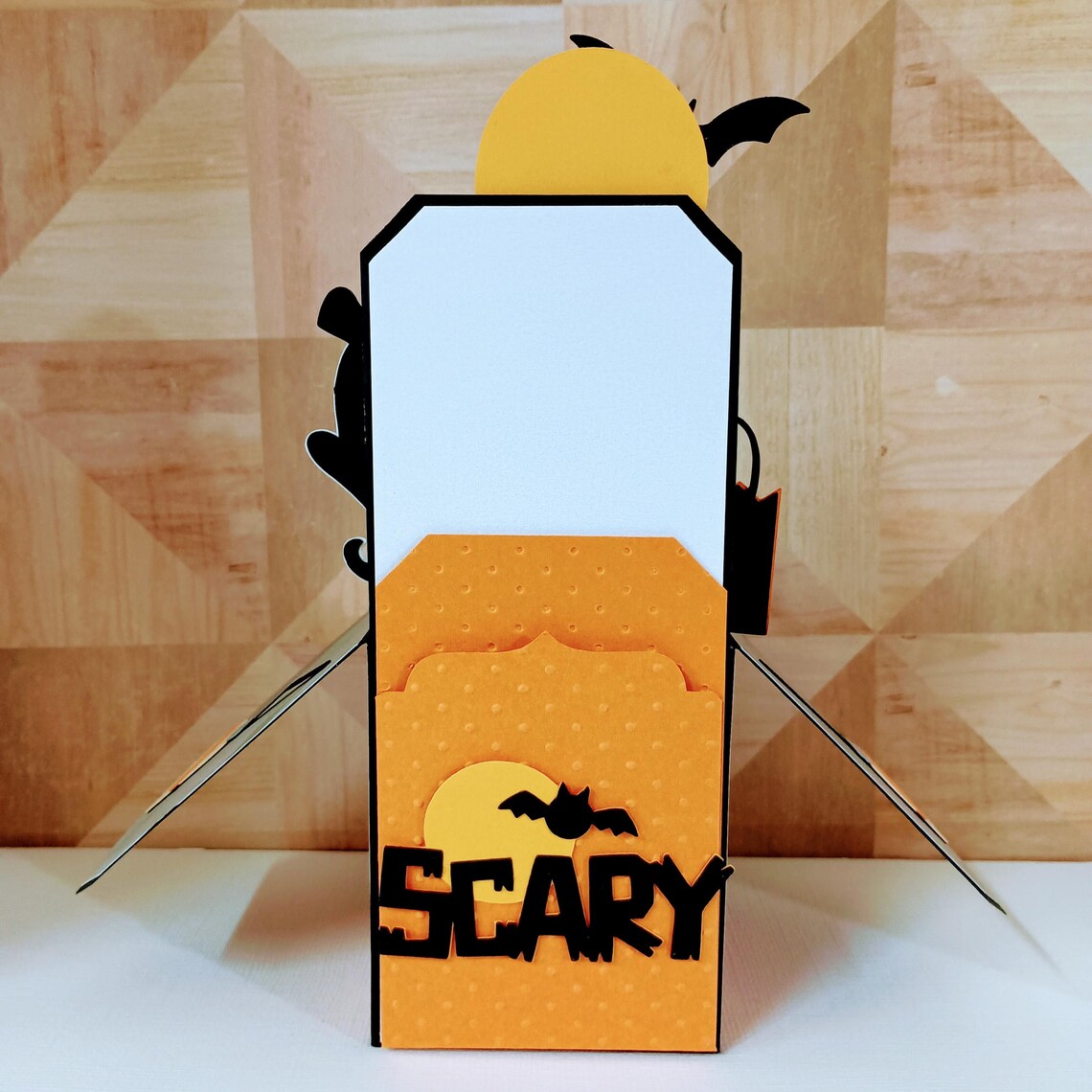 Happy Halloween Card, Ghosts Card, Halloween Box Card, Handmade 3D Box ...