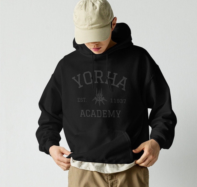 Yorha Academy Nier Hoodie Nier Automata Nier Replicant Comfy Minimalist ...