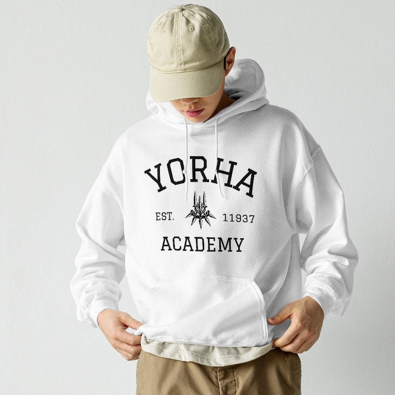 Yorha Academy Nier Hoodie Nier Automata Nier Replicant Comfy Minimalist ...