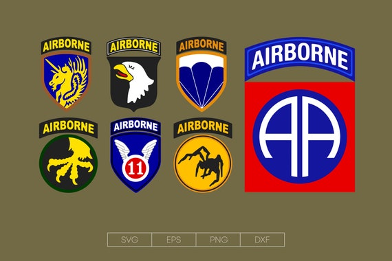 Army Airborne Patches