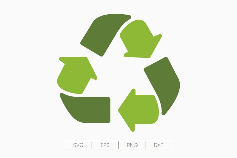 Flechas de reciclaje SVG Reciclar SVG Símbolo de reciclaje - Etsy México