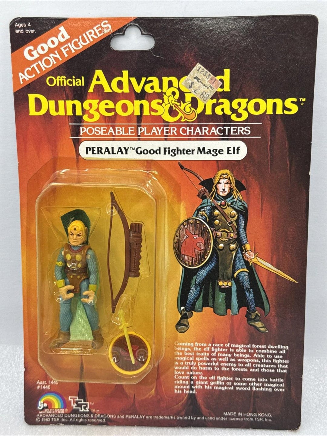Dungeons & Dragons Peralay Ljn Good Fighter Mage Elf Tsr 1983 Action ...