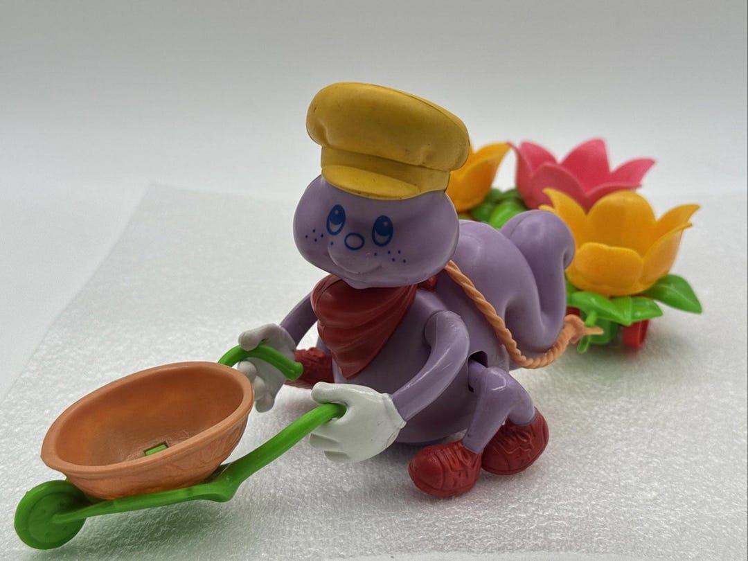 Vintage Strawberry Shortcake Caterpillar Purple Worm Berry Busy Bug ...