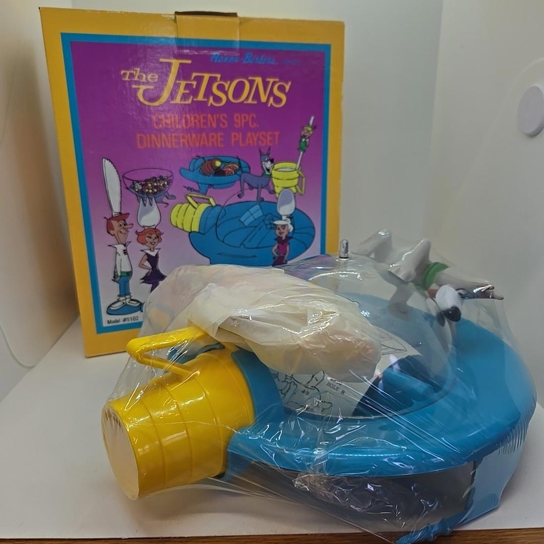 1989 Hanna Barbera the Jetsons Dinnerware Playset Sealed Unopened ...