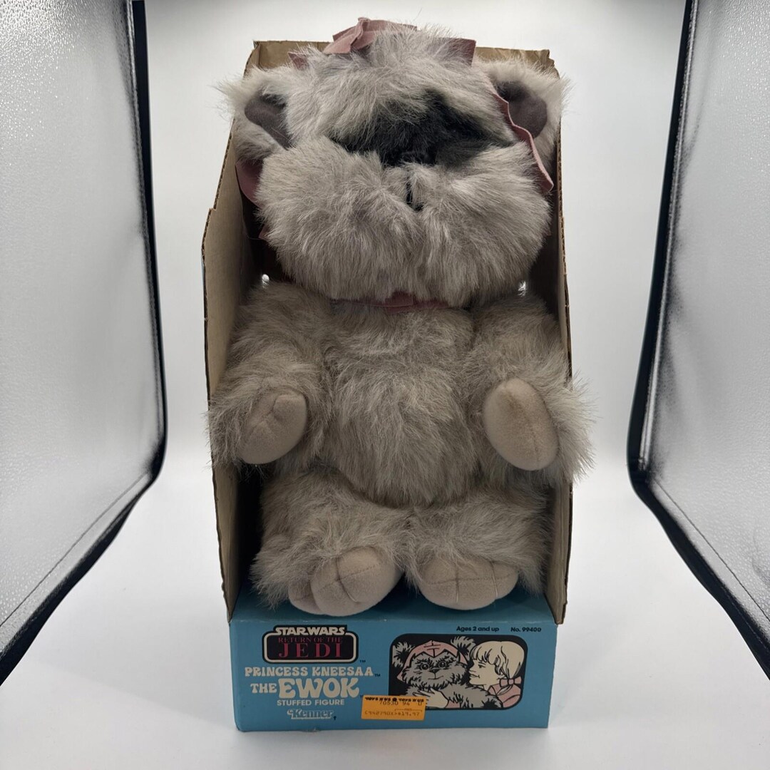 Vintage Ewok Princess Kneesaa HUGE 15" Stuffed Plush 1983 Star Wars ...