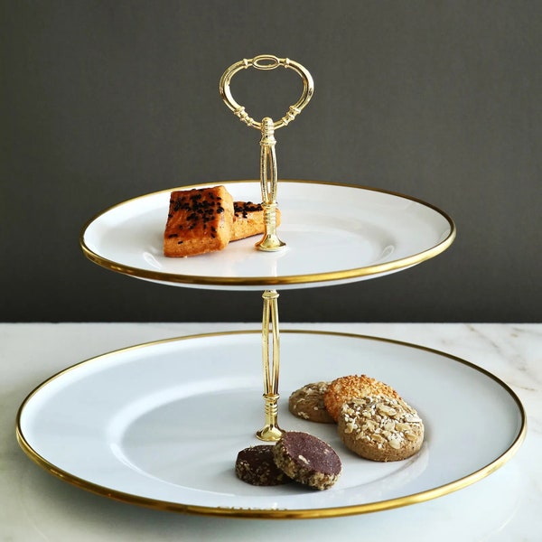 2 Tier Tray Stand - Etsy