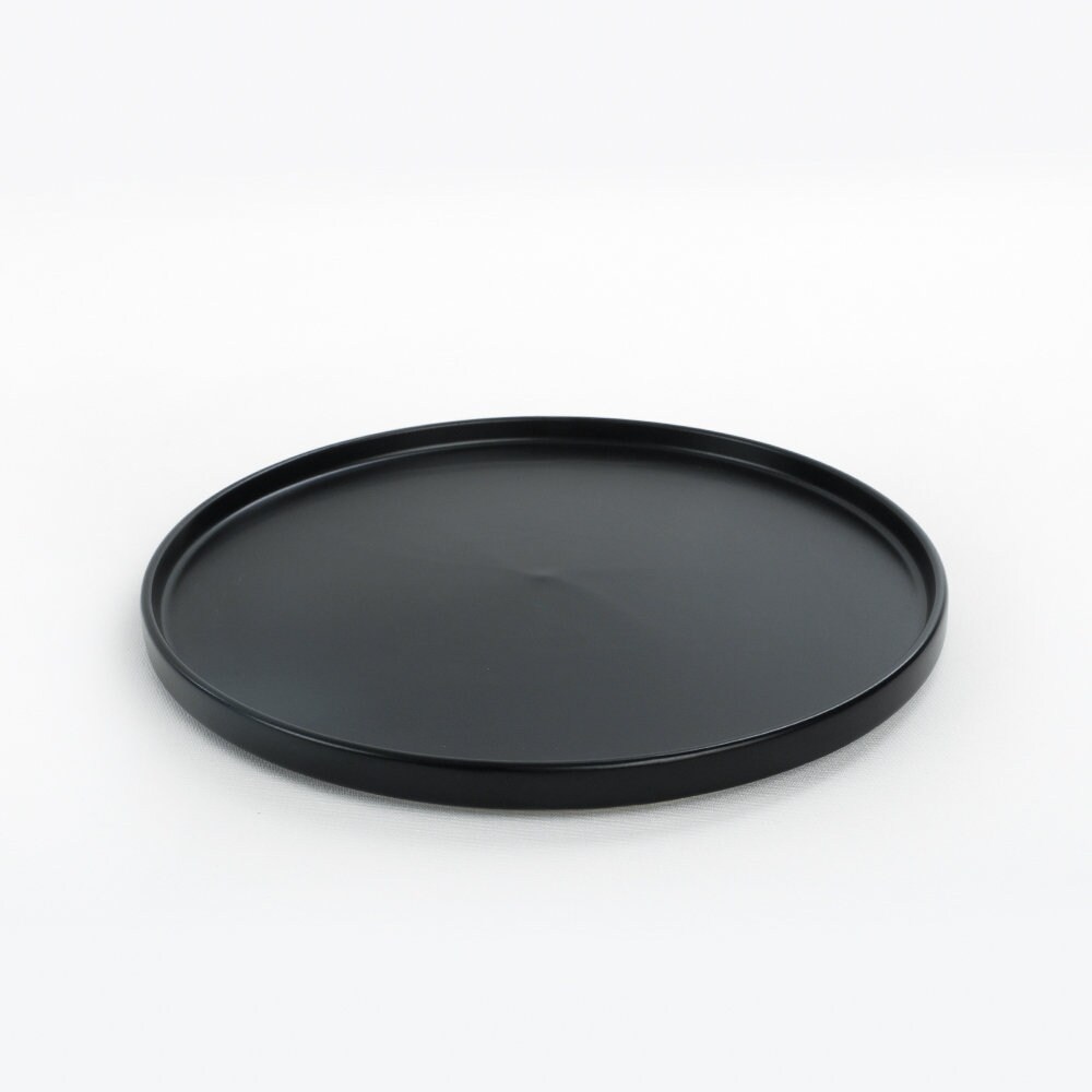 Matte Black & Cream Stackable Dinnerware Set / Breakfast Set - Etsy