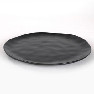 Matte Black / Shiny Black Plate Set for 3-6 Person - Etsy