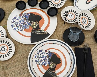 African Dinnerware Sets - Etsy