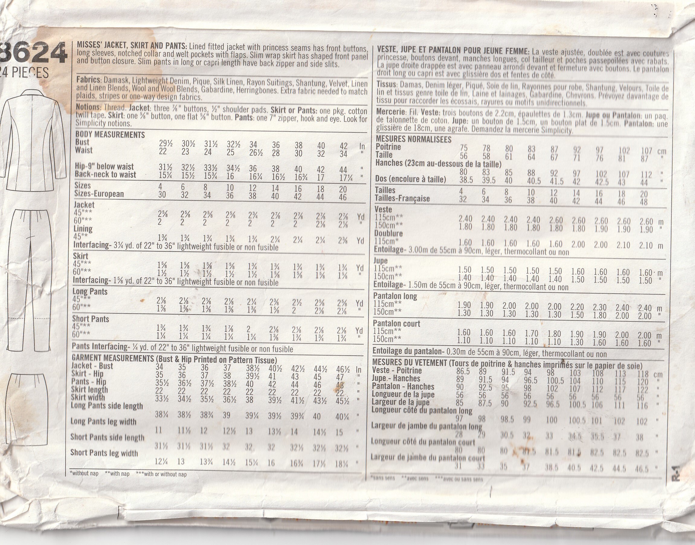 Work Wardrobe Princess Seams Wrap 16-20 Simplicity 8624 - Etsy