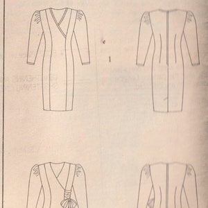 Wrap Dresses 8-18 New Look Sew Pattern 6636 - Etsy