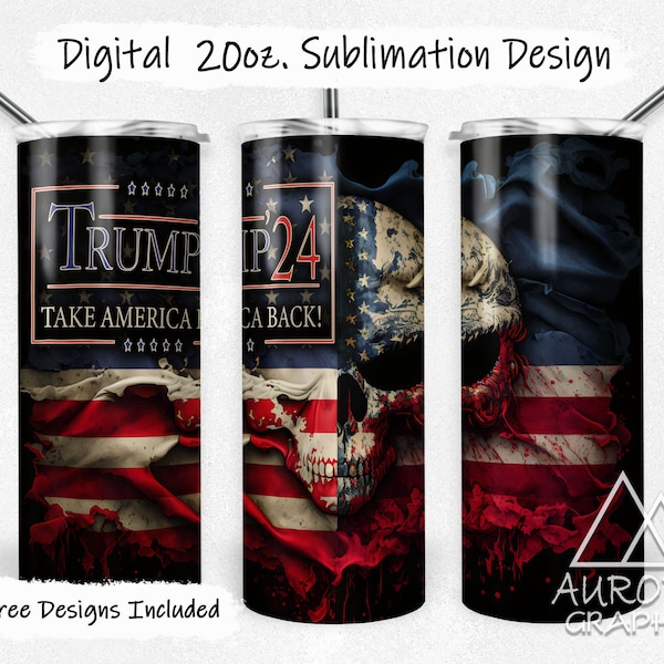 Trump Tumbler Wrap Sublimation - Etsy