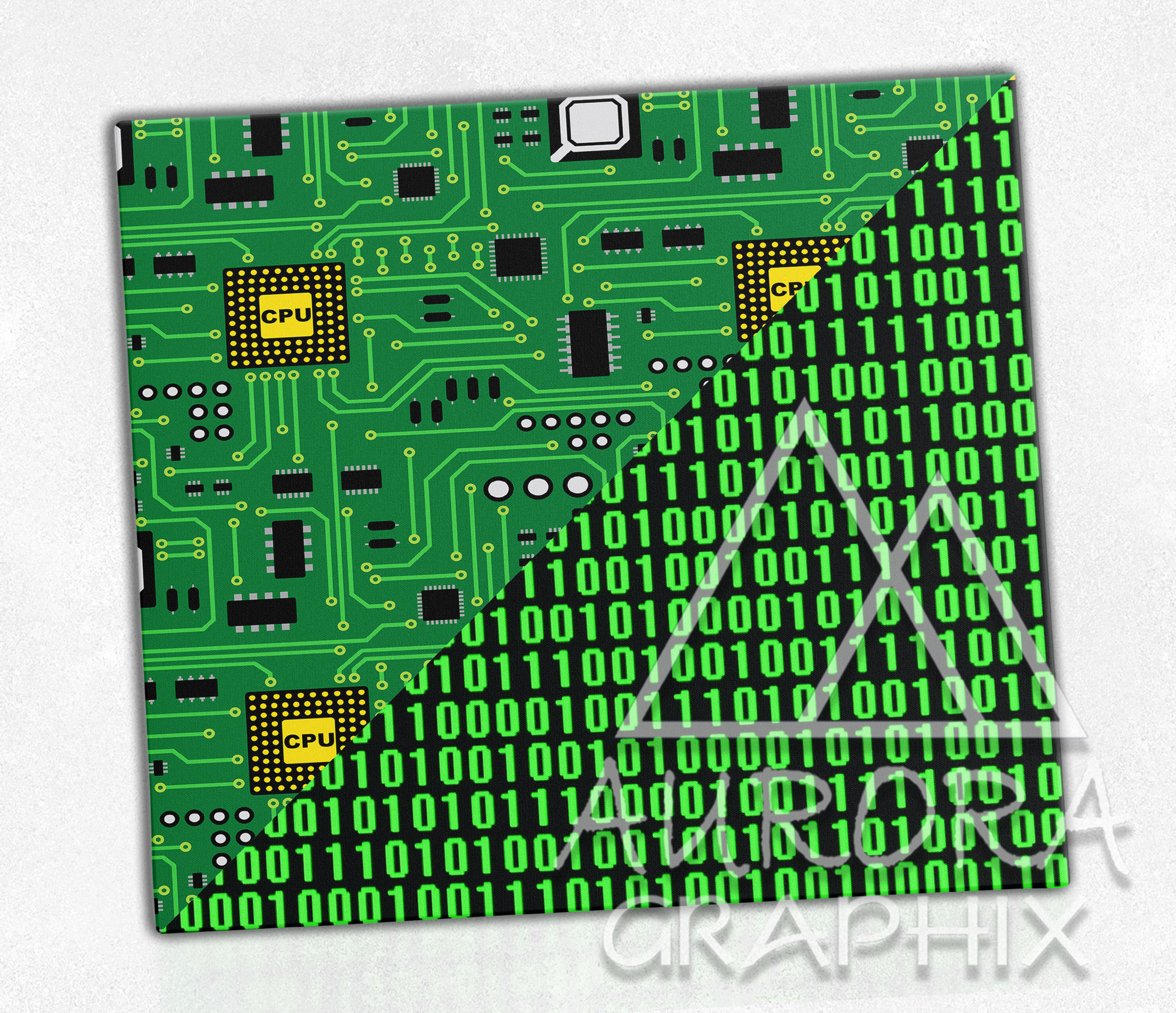 Coding - Digital 20oz Skinny Tumbler Wrap Computer Gamer CPU Board ...