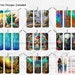 Christmas Cross - Digital Round Ornament Set Holiday Religious Jesus ...