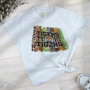 Tigers DIGITAL Sublimation Patch Brush Strokes Sports Team - Etsy