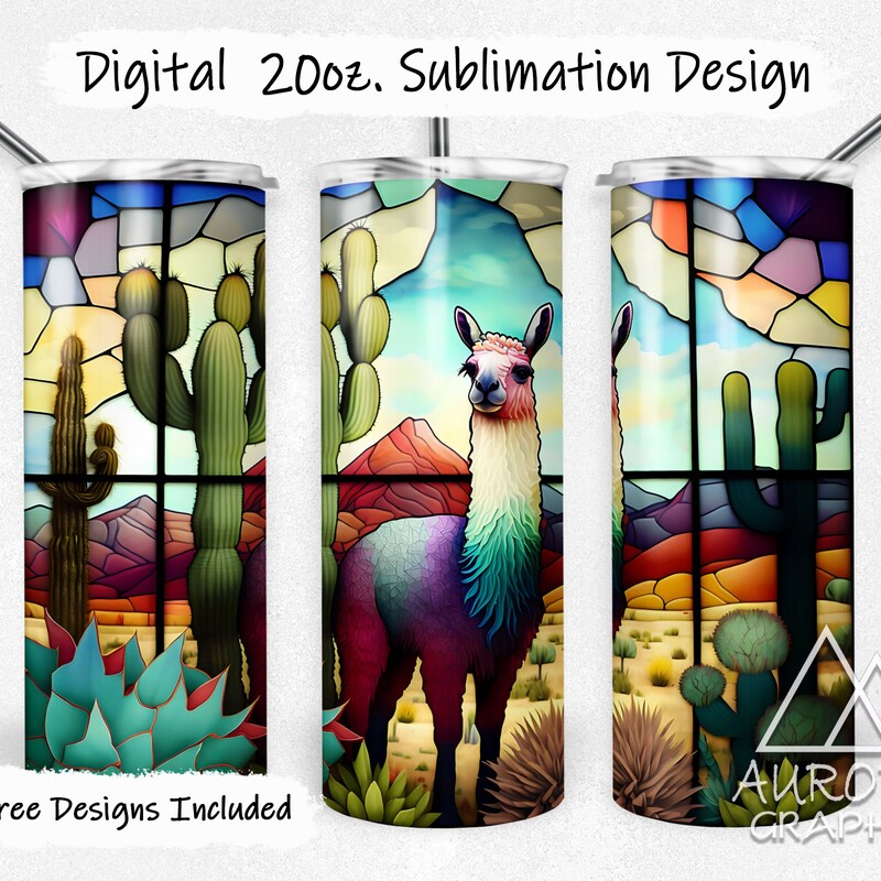 Alpaca Stained Glass - Etsy