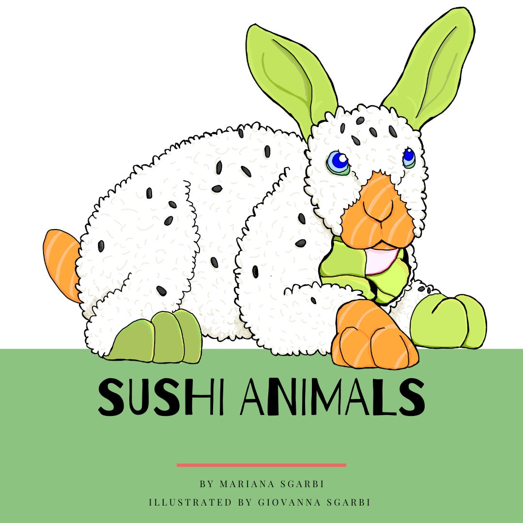 Sushi Animals A Beautifully Illustrated E-book for Kids - Etsy