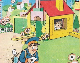 Noddy Print | Etsy UK