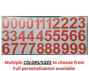 Sticky Bin Numbers - Etsy UK