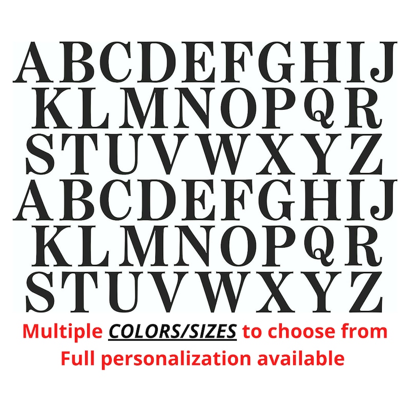 Letter Stickers on Walls - Etsy UK