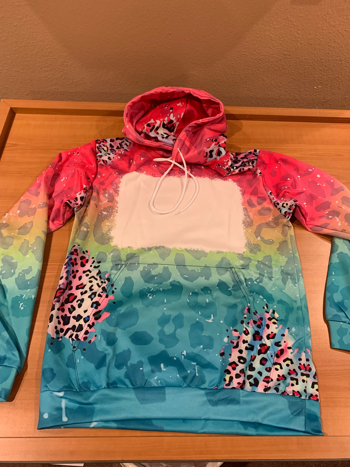 Sublimation 100% Polyester Sweatshirt Fun Pink Leopard - Etsy