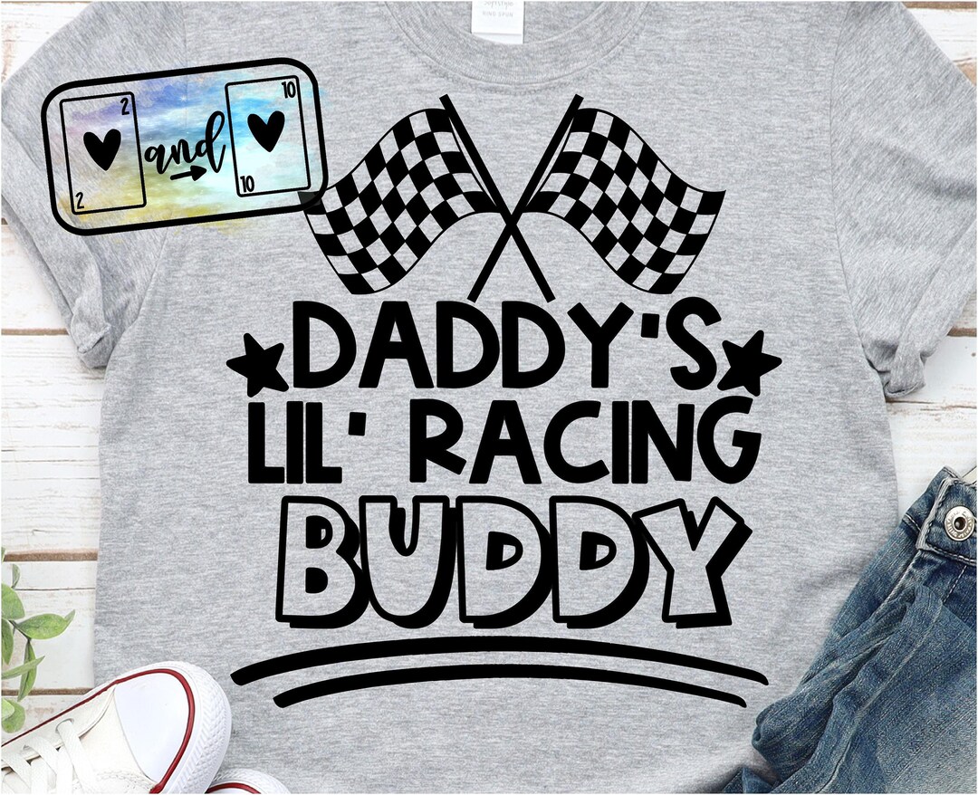 Daddy's Racing Buddy Svg Race Track Svg, Racing Svg, Svg, Png, Eps, Dfx ...