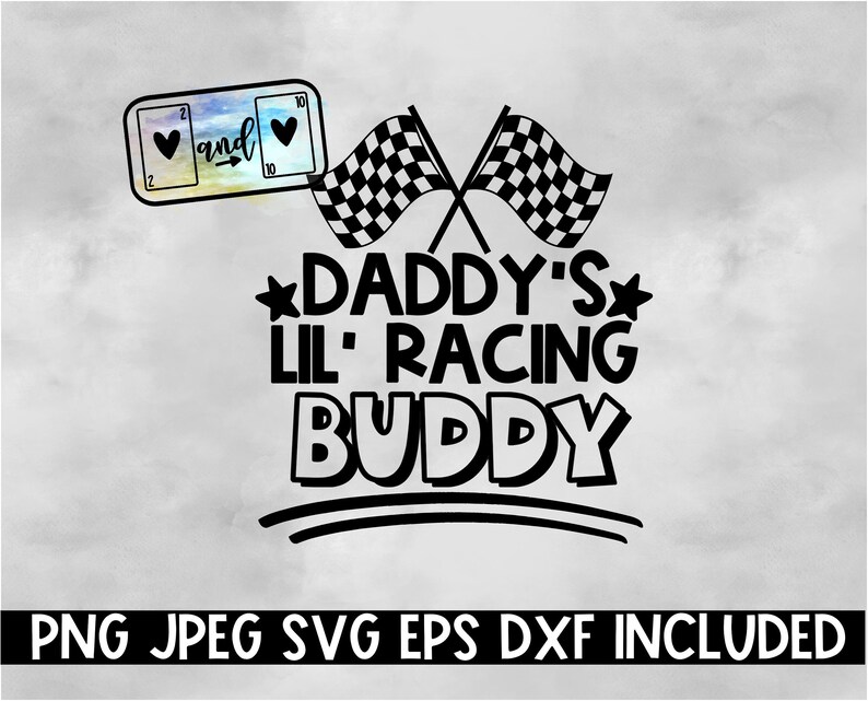Daddy's Racing Buddy Svg Race Track Svg Racing Svg Svg - Etsy