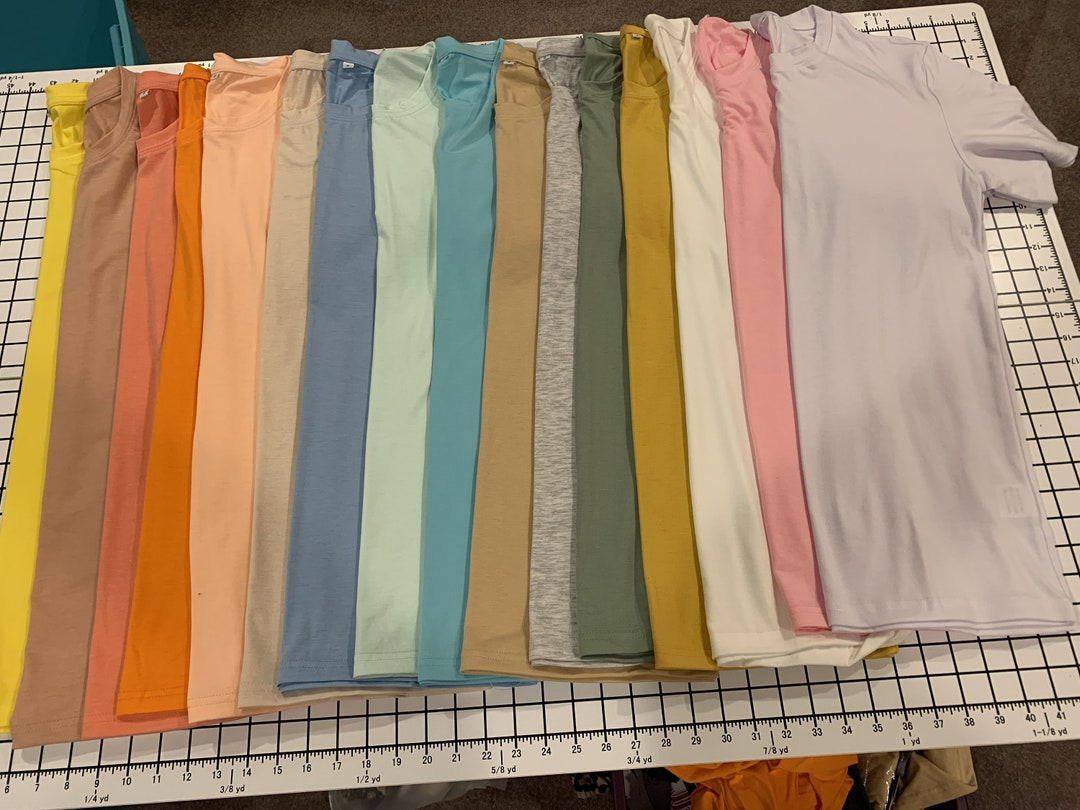 Sublimation 100% Polyester Cotton Feel Sublimation Tshirt Ready to Ship ...