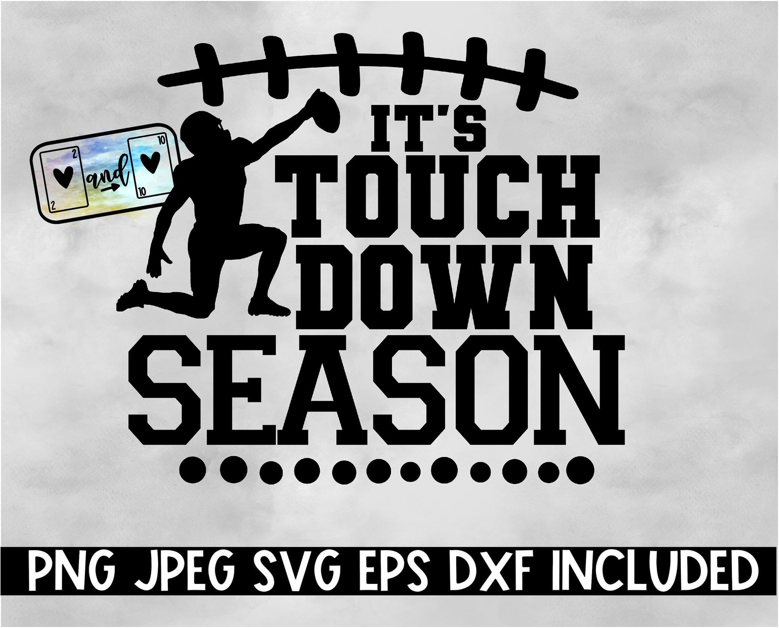 Football SVG Touchdown Season SVG Svg Png Dfx Png Jpeg Eps - Etsy