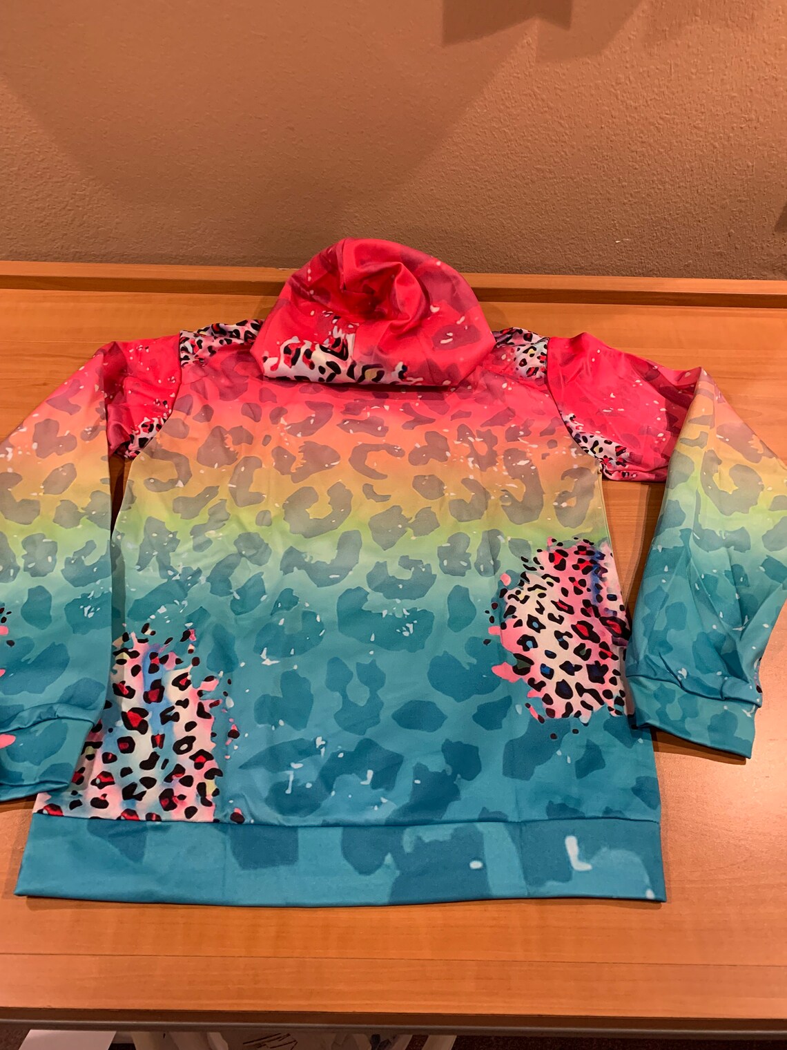 Sublimation 100% Polyester Sweatshirt Fun Pink Leopard - Etsy