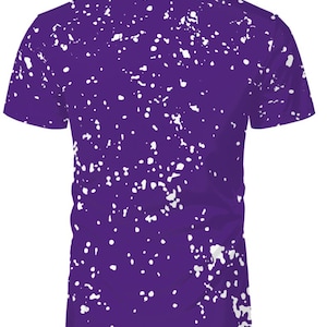 Sublimation 100% Polyester Purple Cotton Feel Sublimation Blank Tshirt ...