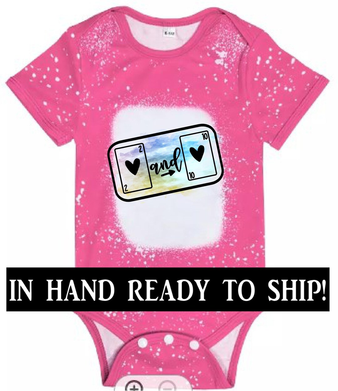 Infant Faux Bleached Sublimation 100% Polyester Cotton Feel Sublimation ...