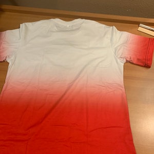 Sublimation 100% Red Polyester Cotton Feel Sublimation Blank Tshirt ...