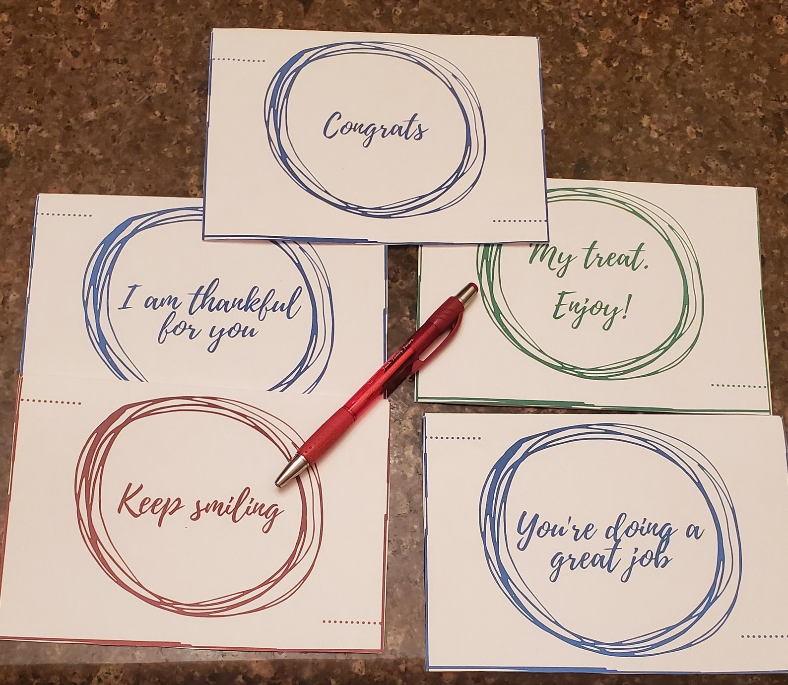 Printable Random Acts of Kindness Appreciation Cards, Thank You Cards ...