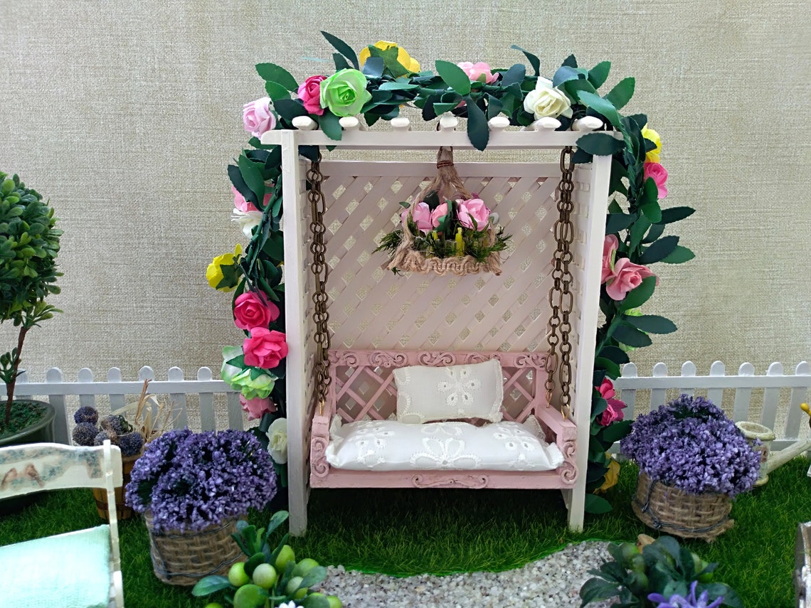 Miniature Garden Handmade Miniature Garden Doll Garden - Etsy