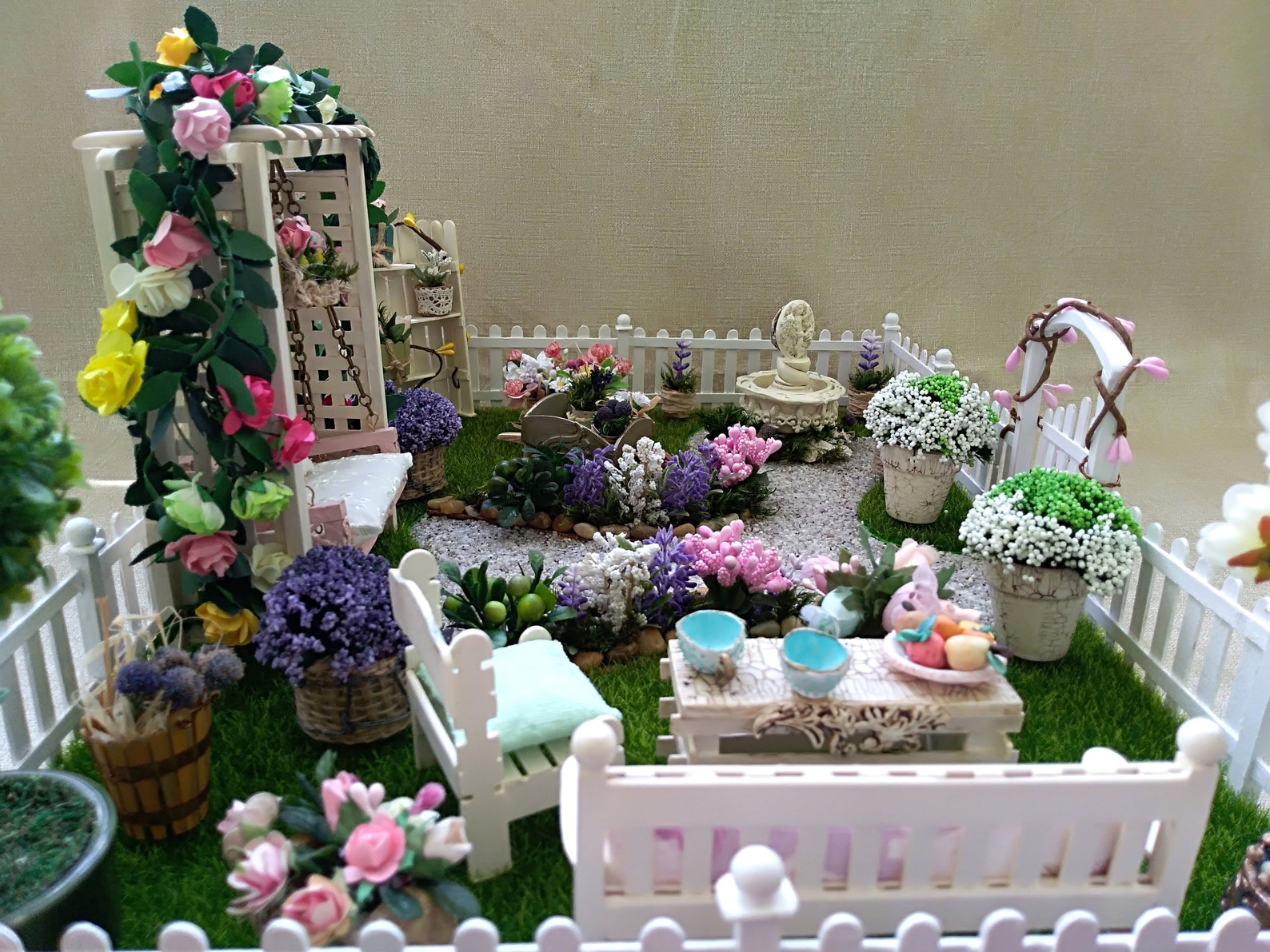 Miniature Garden Handmade Miniature Garden Doll Garden - Etsy