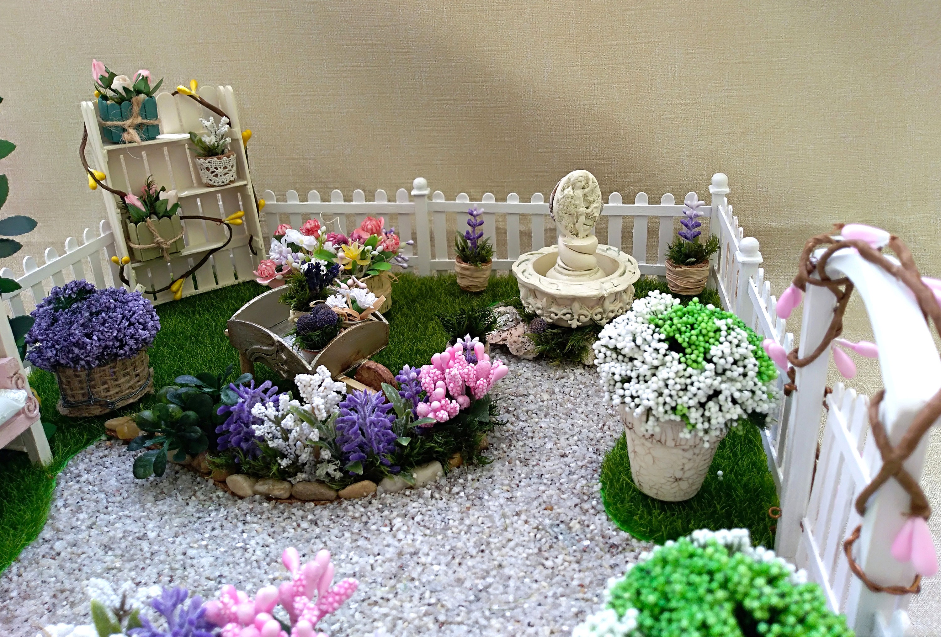 Miniature Garden Handmade Miniature Garden Doll Garden - Etsy