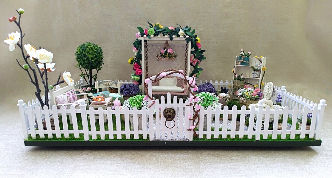 Miniature Garden Handmade Miniature Garden Doll Garden Miniature Flower ...