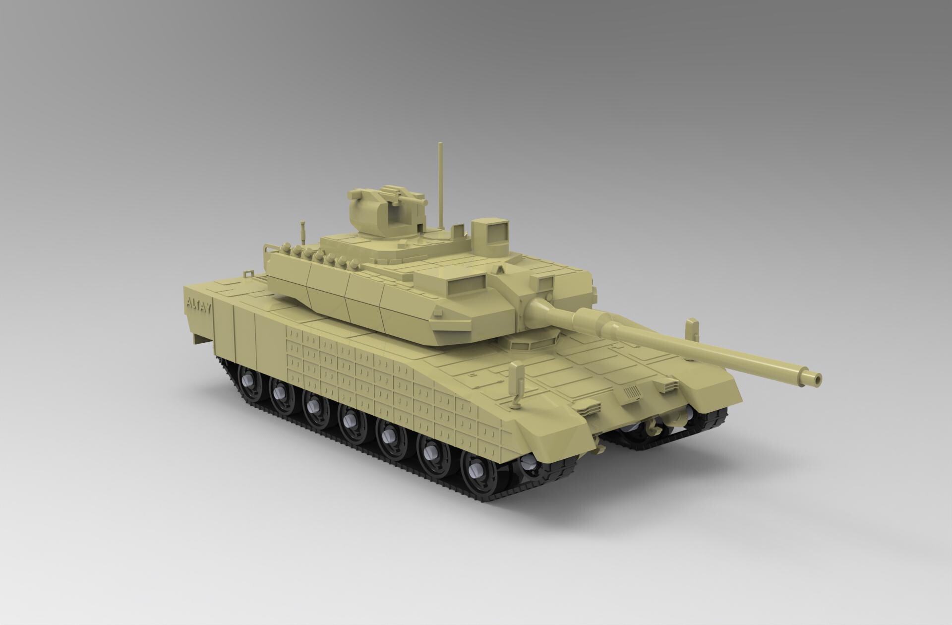 Altay Main Battle Tank, MBT, 1/35 Scale, STL File, Digital File - Etsy
