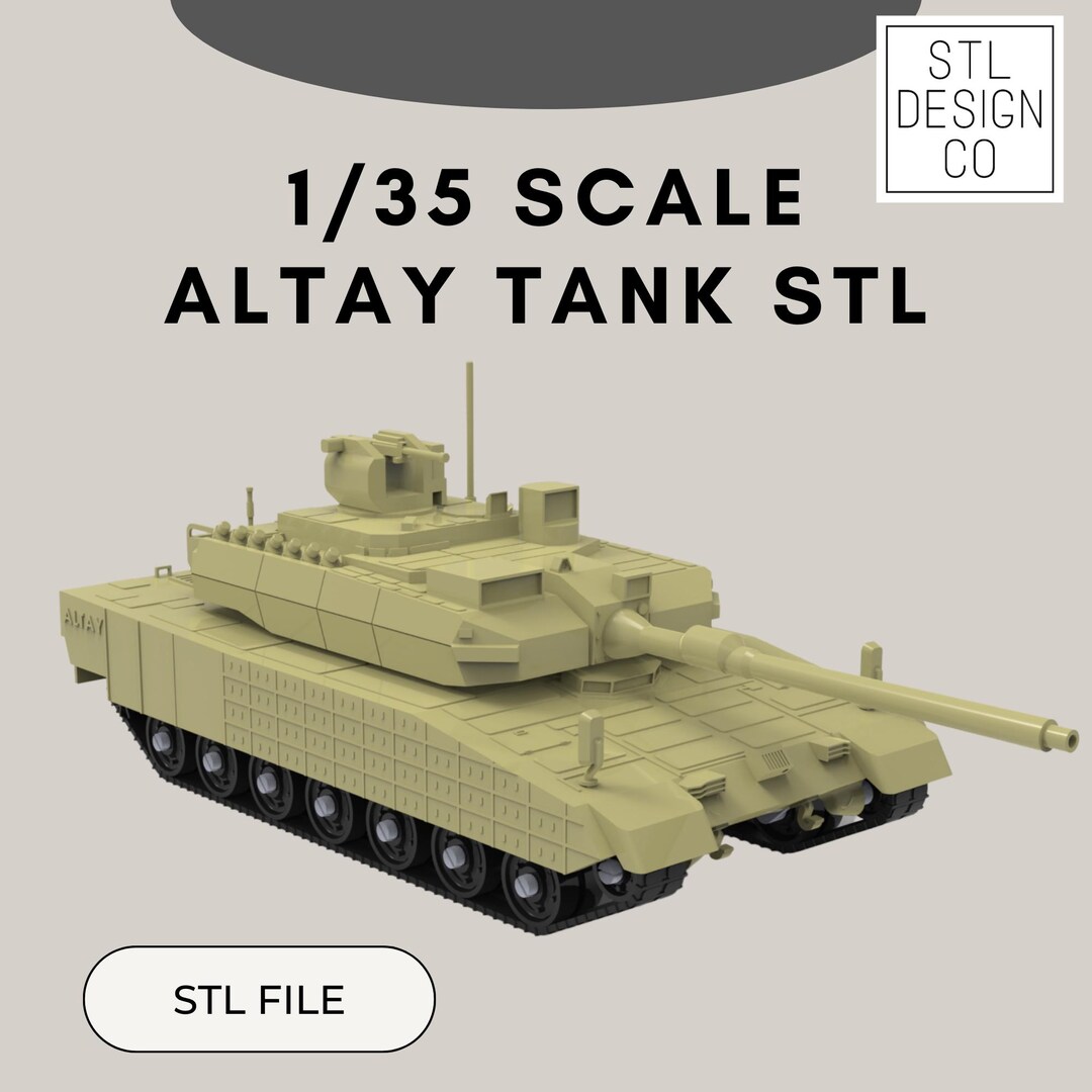 Altay Main Battle Tank, MBT, 1/35 Scale, STL File, Digital File - Etsy