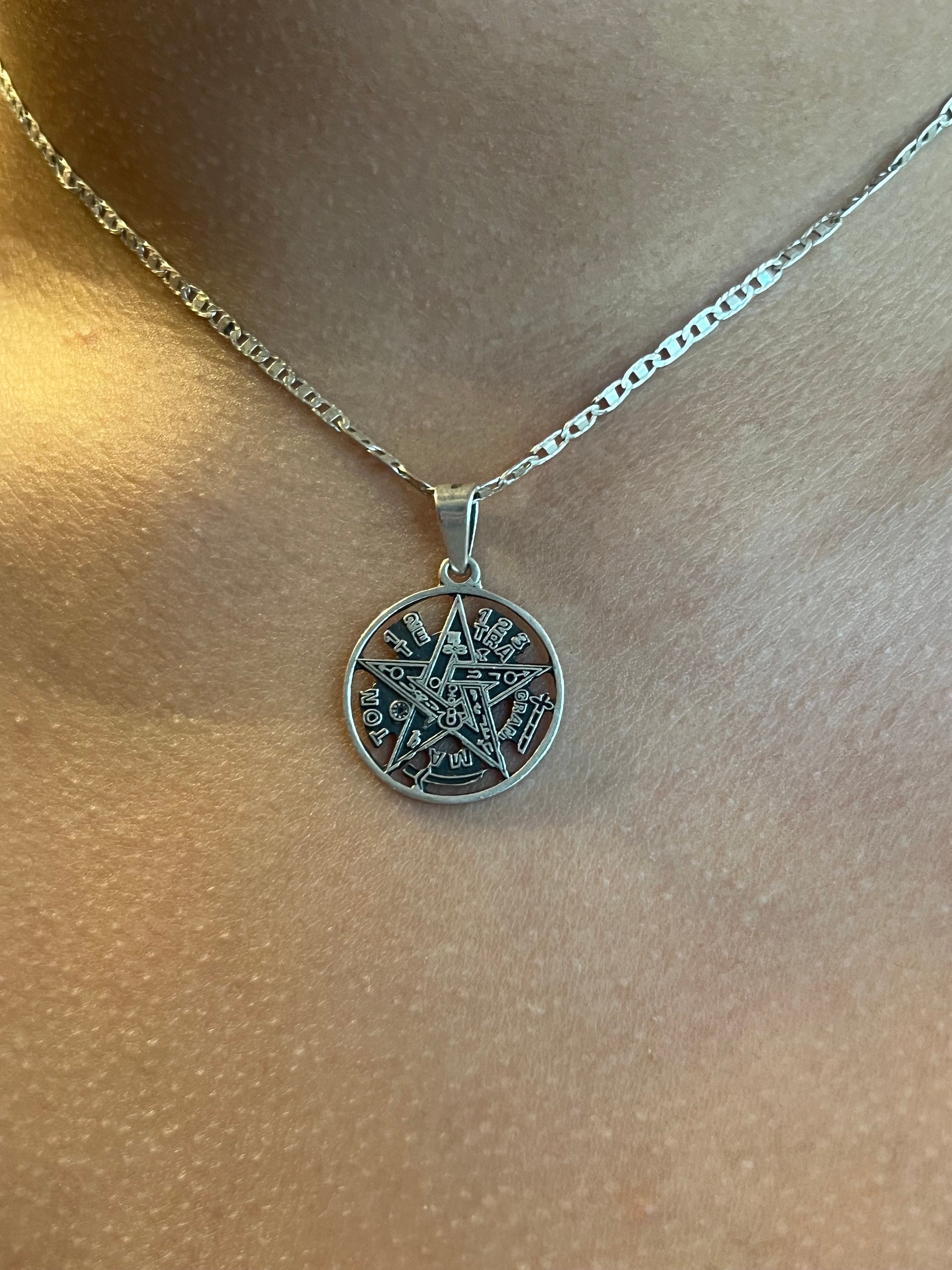 Sterling Silver Tetragrammaton Pendant - Etsy