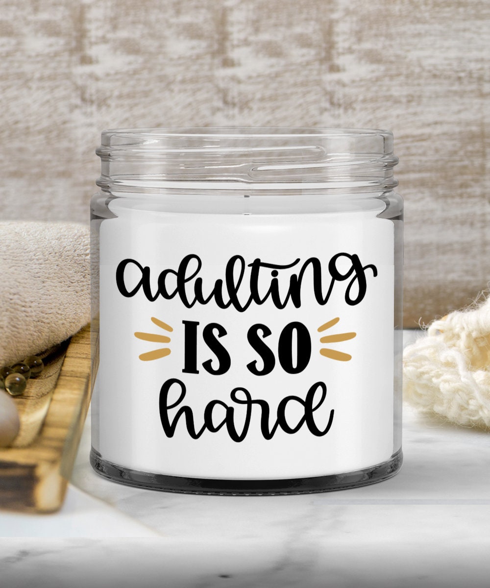 Adulting is so Hard Candle Gag Gift Graduation Gift Funny Candle ...