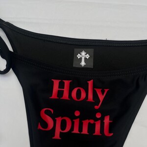 Women’s Red Holy Spirit Father Son Black Bikini Swimsuit - Etsy Canada