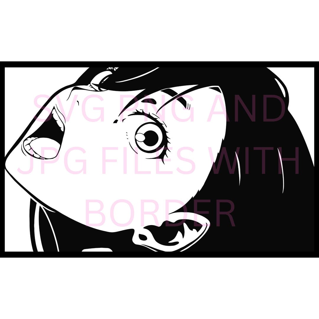 Anime Girl Momo Dandadan SVG PNG and JPG Files - Etsy