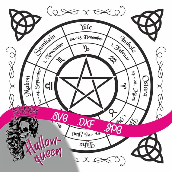 Wicca Calendar german Version - Etsy