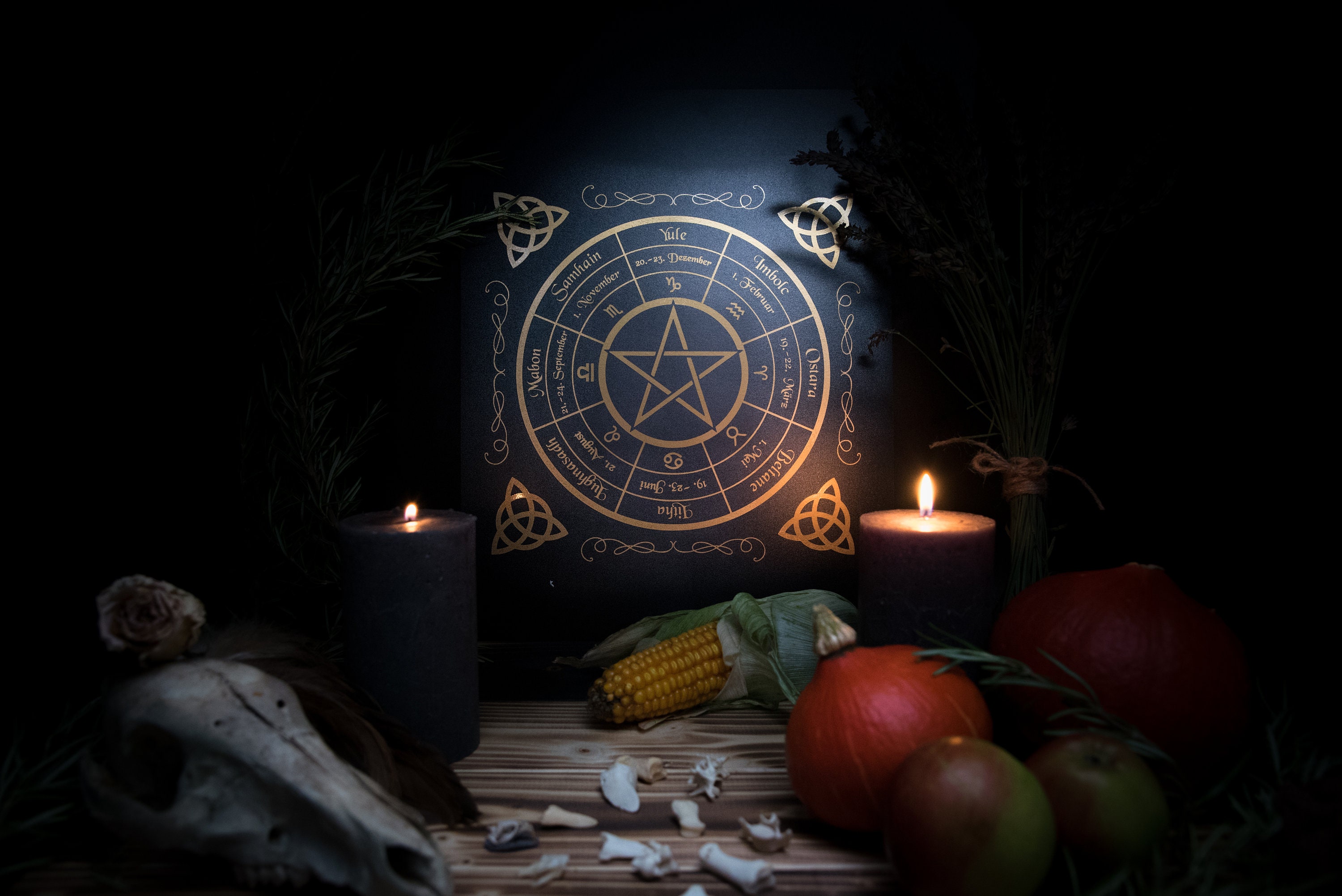 Wicca Calendar german Version - Etsy