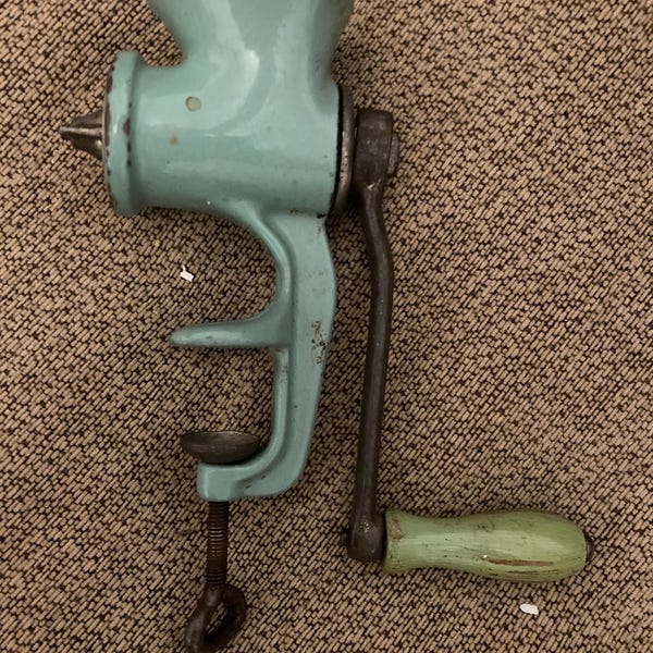 Antique Meat Grinder - Etsy