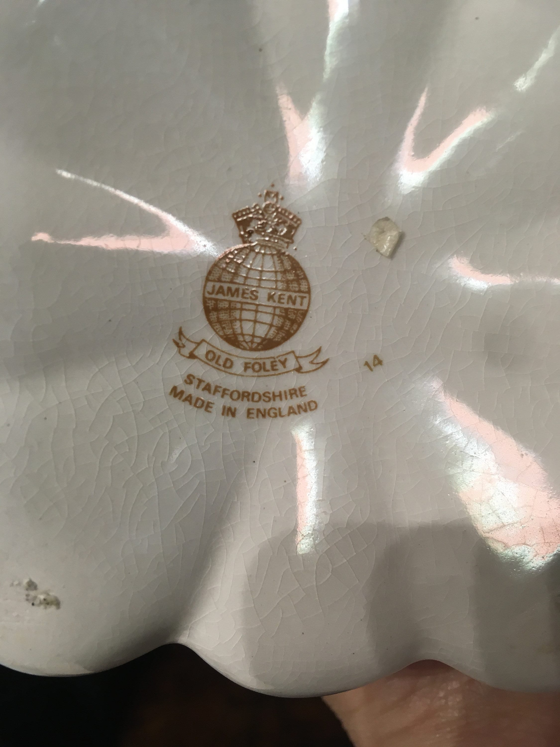 Vintage Old Foley China James Kent LTD Chinese Rose Pattern Made in ...