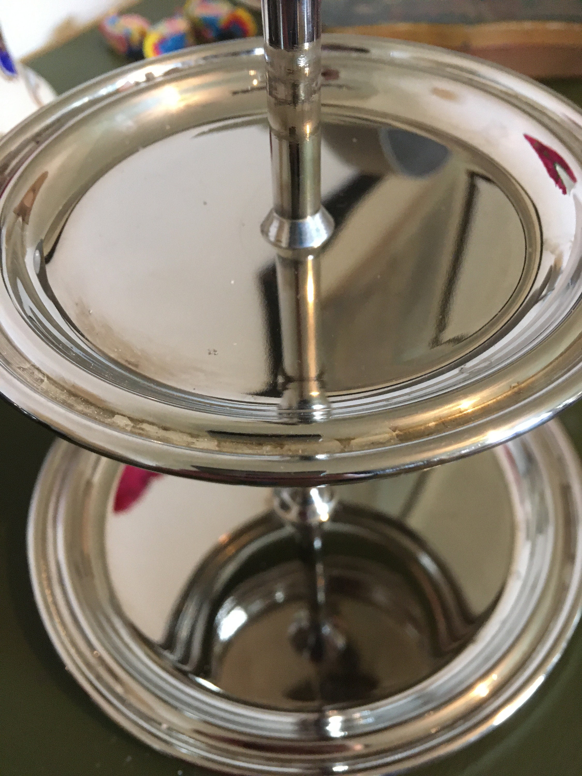 Regent Stainless Steel 2-tier Candy Dish With Stag Head Knob Display ...